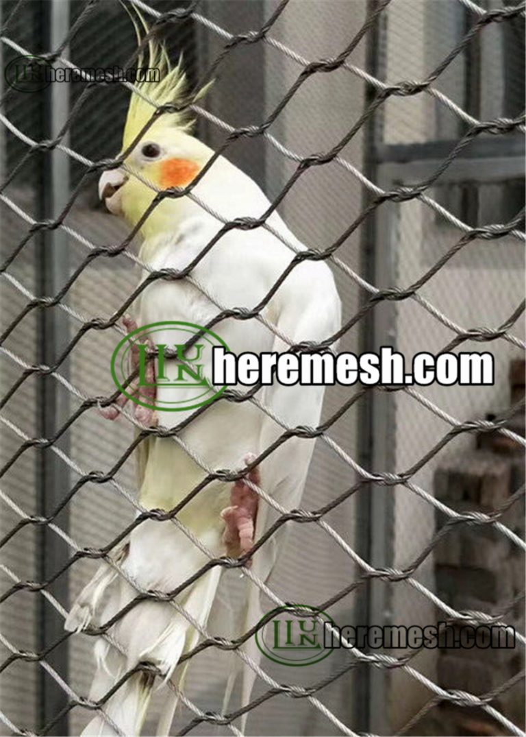 Flexible zoo aviary netting - Stainless Steel Cable Mesh Supplier - LIULIN