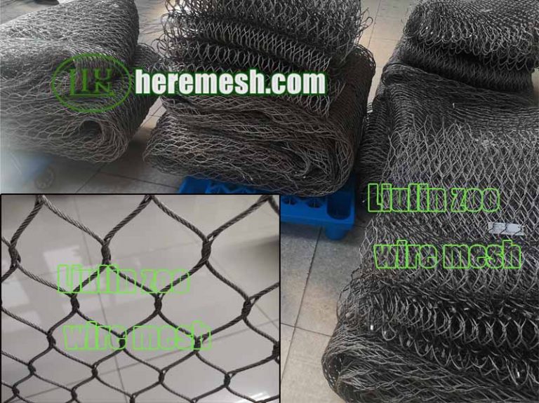 Hand-woven netting mesh for zoo mesh order delivery - Liulin zoo mesh