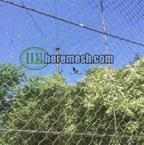 Aviary Mesh For Large Birds-Stainless Steel Cable Mesh