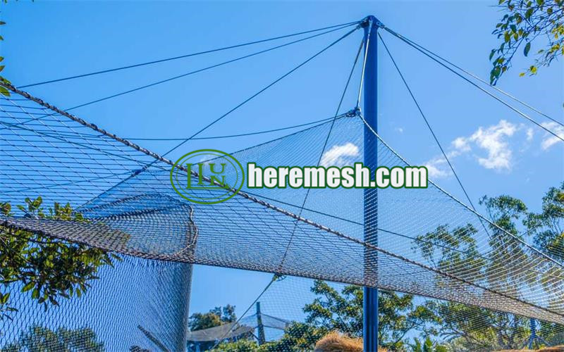 Zoo Animal Enclosure-Stainless Steel Wire Rope Mesh
