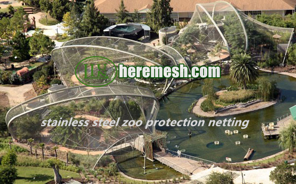 Stainless Steel Zoo Protection Netting-Zoo mesh,Animal enclosure mesh