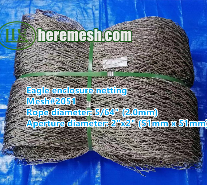Flexible Stainless Steel Eagle Enclosure Netting ，Eagle Enclosure Mesh