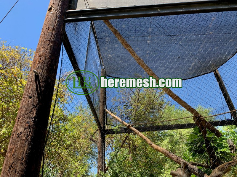 Rope Mesh As Animal Enclosure Mesh , Animal Enclosure Mesh