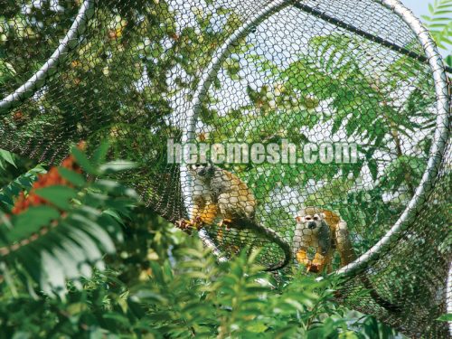 Zoo Monkey Exhibit Enclosure Mesh ,Monkey enclosure mesh