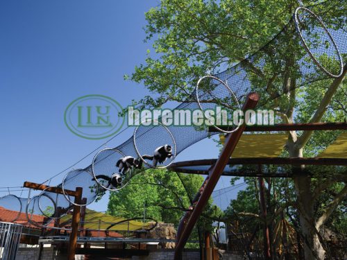 Zoo Monkey Exhibit Enclosure Mesh ,Monkey enclosure mesh