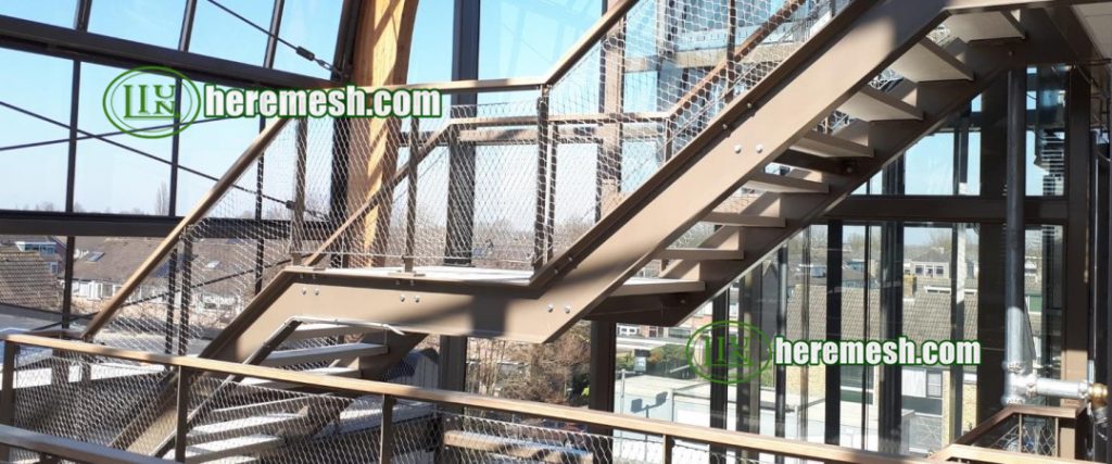 Stainless Steel Cable Railing Mesh , Stainless Steel Cable Mesh