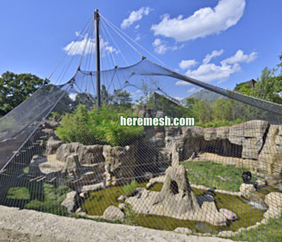 Chimpanzee Enclosure - Created From Liulin Wire Mesh