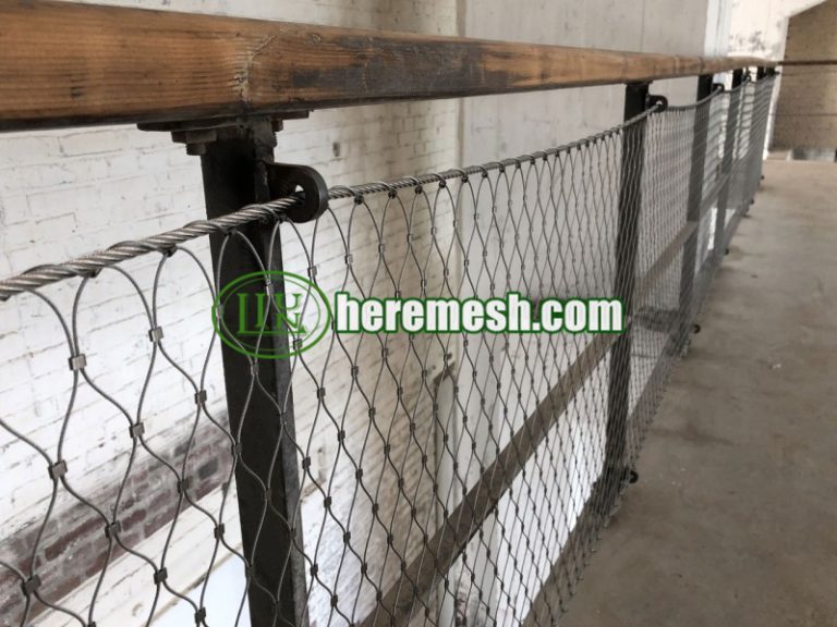Stainless Steel Cable Railing Mesh , Stainless Steel Cable Mesh