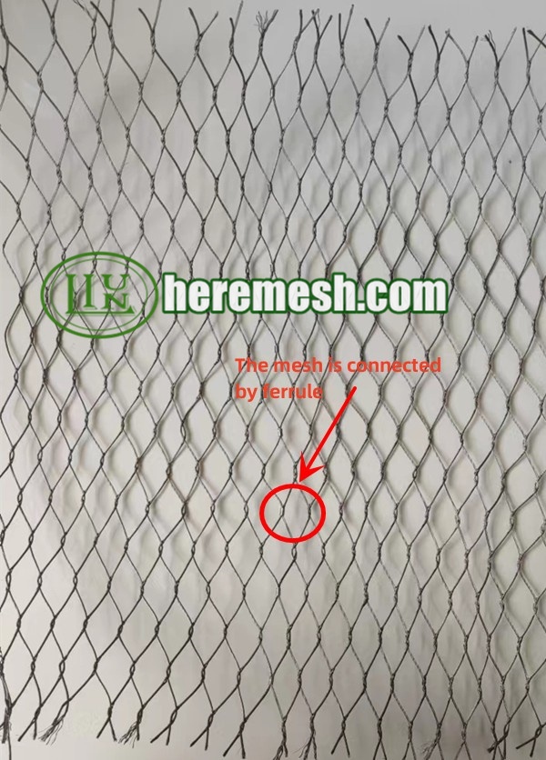 The Ways To Install Stainless Steel Cable Mesh , Hand woven mesh