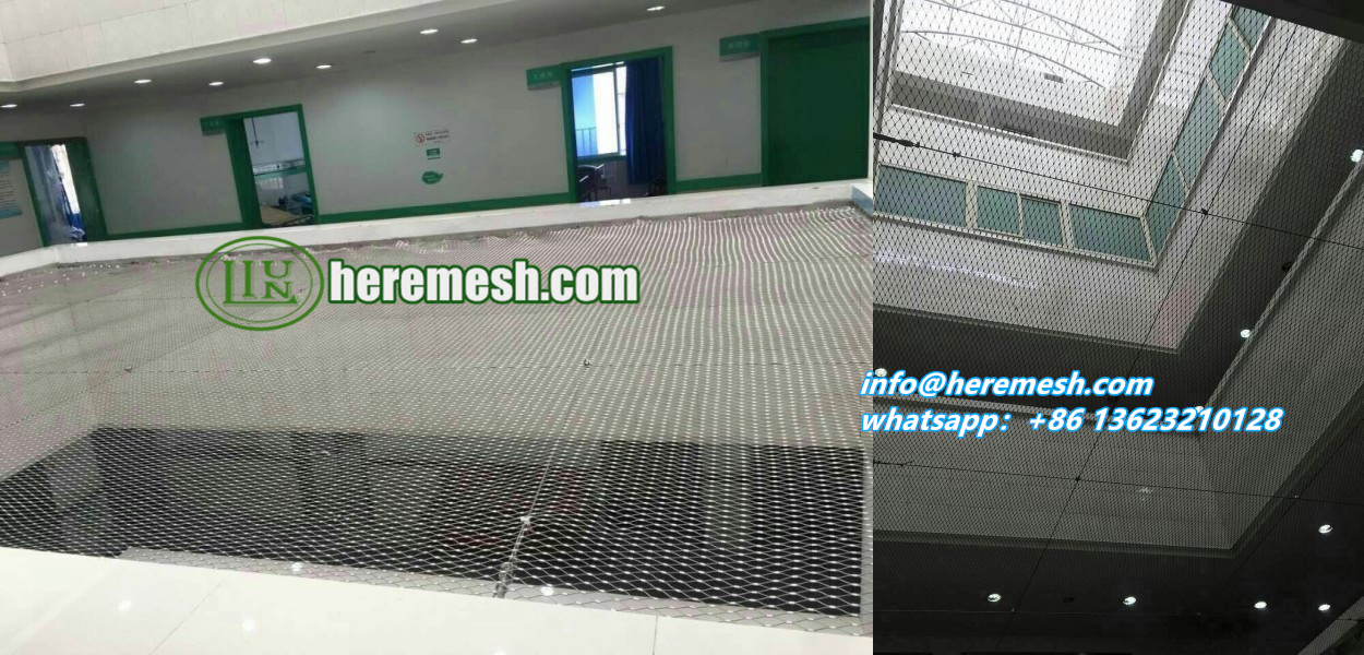 Stainless Steel Anti-drop Net , Stainless steel ferrule mesh