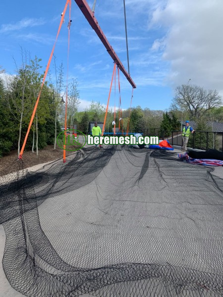 Black Zoo Mesh , Black Zoo Enclosure Mesh , Zoo Fencing Mesh