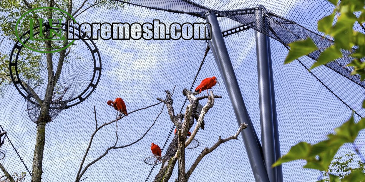 Stainless Steel Aviary Mesh --stainless steel parrot aviary mesh