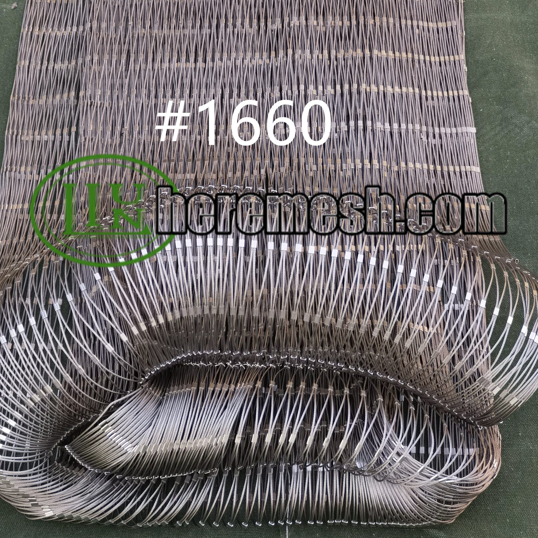 Architectural Rope Mesh Netting used as decorative mesh